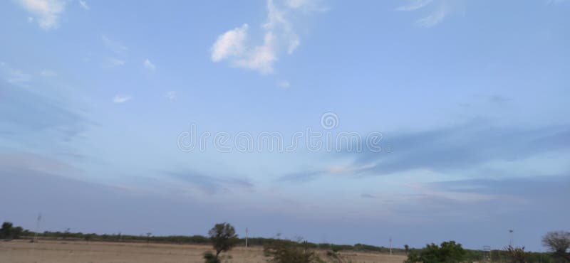 Sunset View from the Window of the Indian Rail Stock Photo - Image of ...