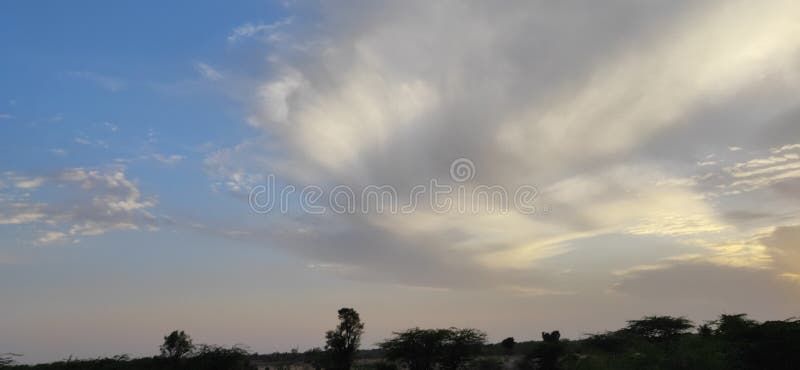 Sunset View from the Window of the Indian Rail Editorial Stock Image ...