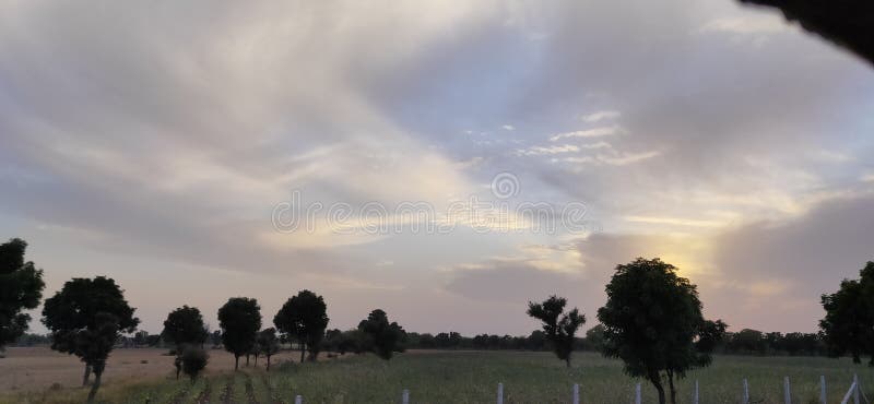 Sunset View from the Window of the Indian Rail Editorial Image - Image ...