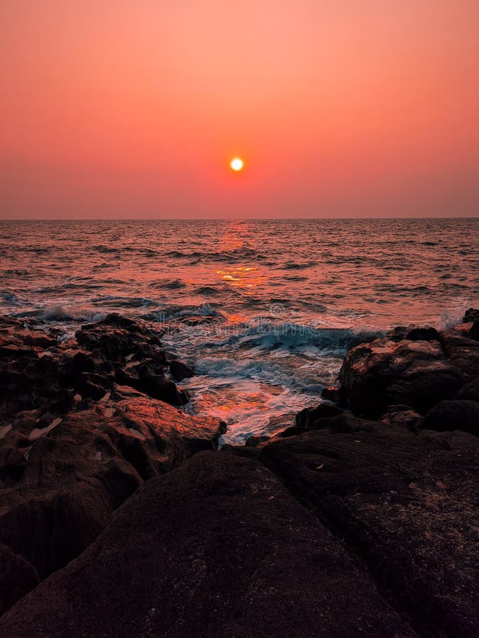 Sunset Viewing Near the Port of Patras Stock Photo - Image of sail ...