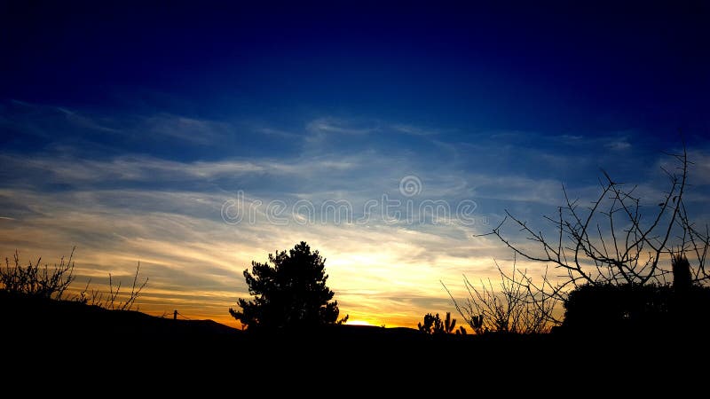 Sunset stock photo. Image of sunset, skopje, clouds, night - 73246270