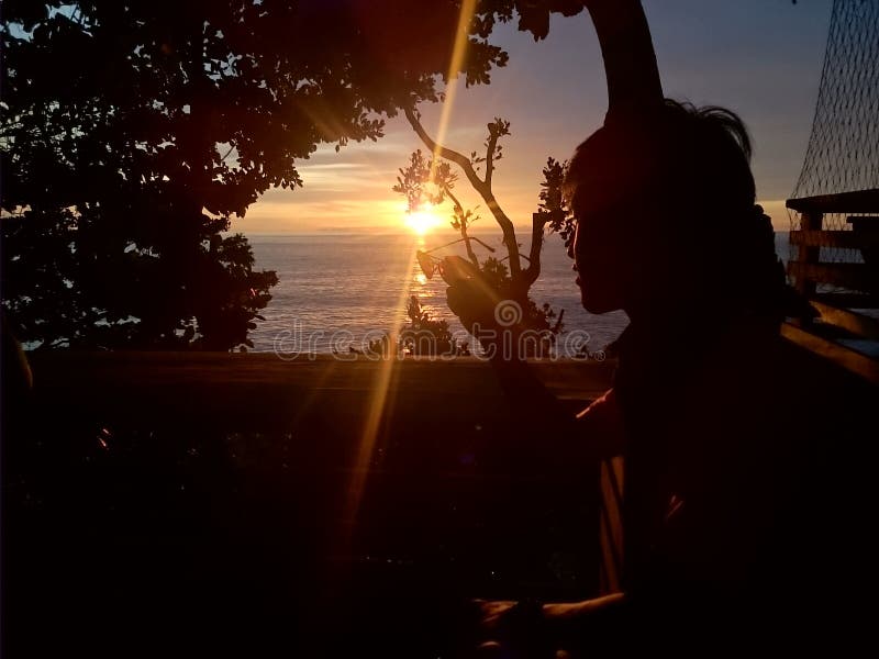 Sunset editorial image. Image of sabang, island, shadow - 57751410