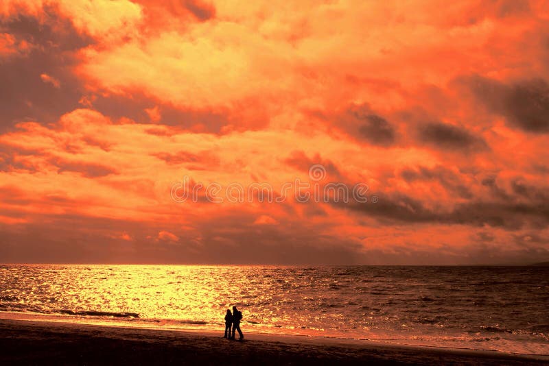 Sunset stock image. Image of evening, sunset, cloud, landscape - 42600247