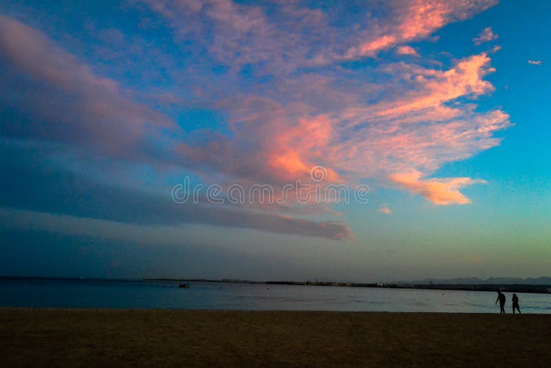 Sunset walk stock photo. Image of walk, love, sunset - 92237958