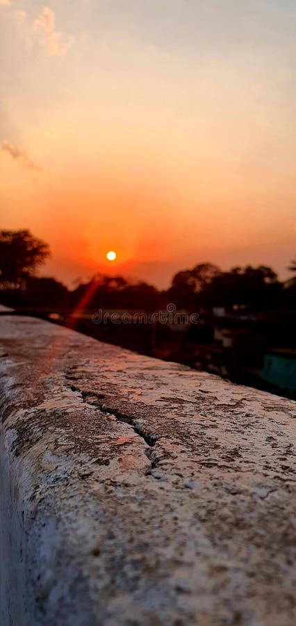 Sunset wall colors stock photo. Image of sunset, evening - 181987274