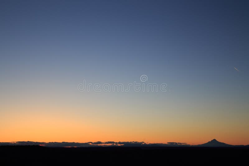 Sunset in Warm Springs stock photo. Image of beauty, hood - 49605094
