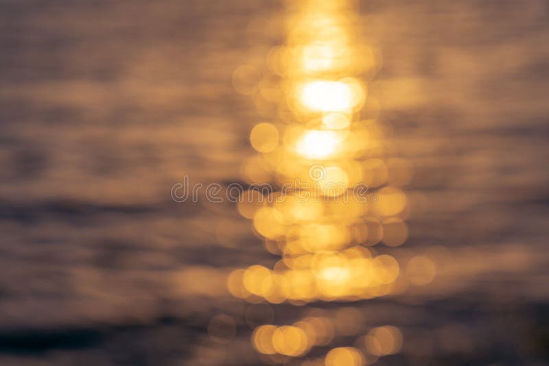 A Sunset and Sunset on the Water Stock Photo - Image of horizon, bright ...