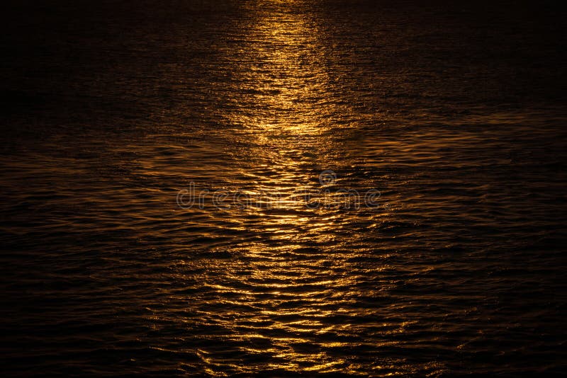 Sunset Water Reflections stock image. Image of discover - 147923561