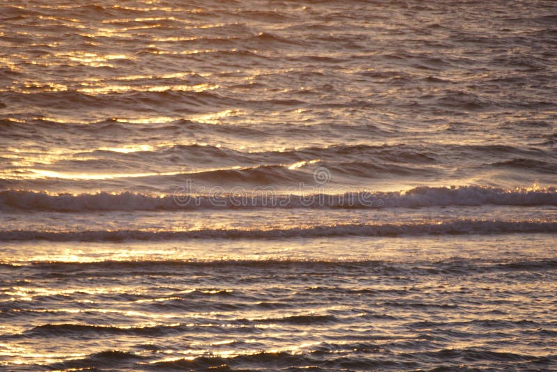 Sunset Over Formby Beach through Dunes Stock Image - Image of orange ...