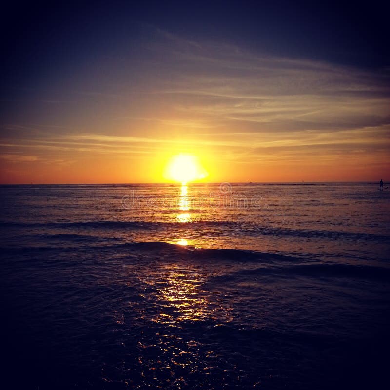 Sunset West Coast stock photo. Image of beach, coast - 49075174