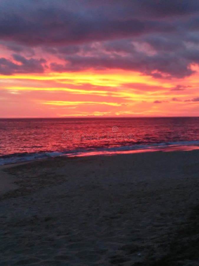 Sunset 2 stock photo. Image of sunset, west, waianae - 161999220