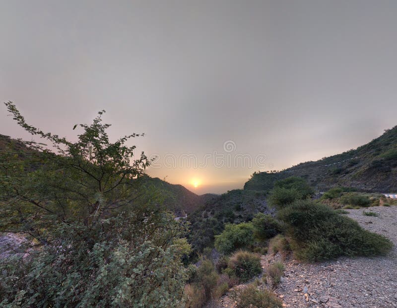 Sunset in the wilderness stock photo. Image of backlighted - 7848268