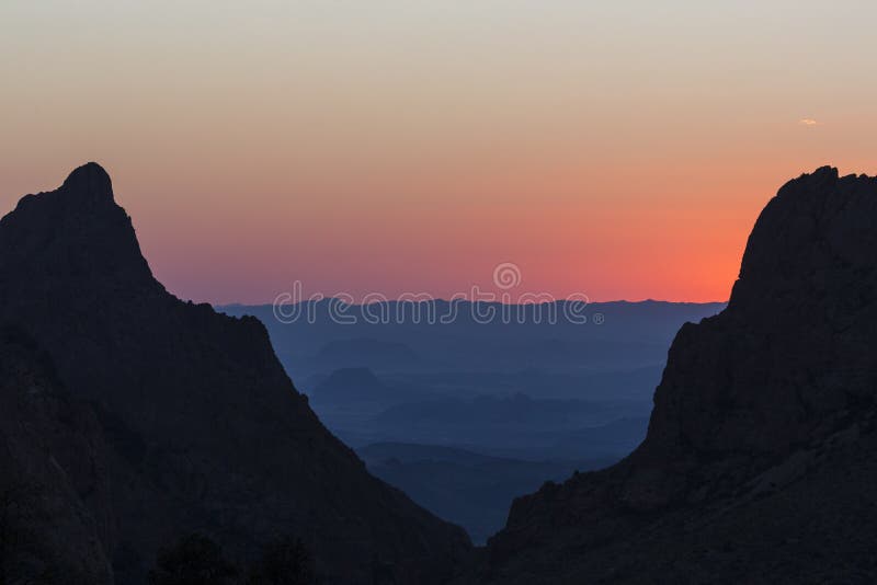 Sunset at the Window in Big Bend Stock Photo - Image of paleontologic ...