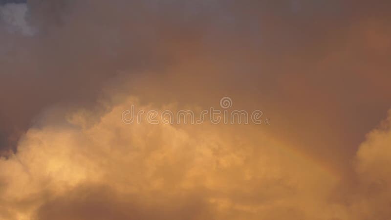Heavy yellow storm clouds stock footage. Video of water - 251659994