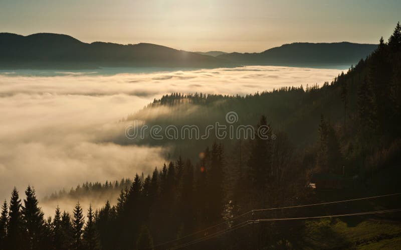 SunsetInversion stock photo. Image of inversion, warmer - 47253484