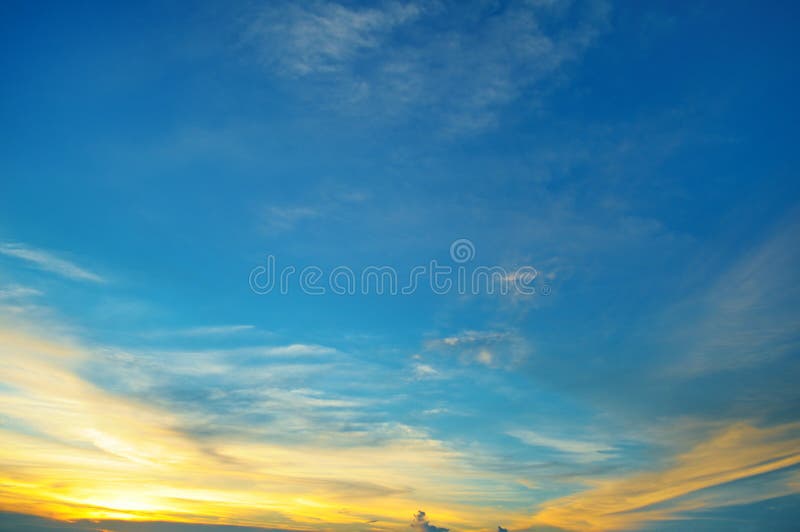 Sunsets in the clouds stock image. Image of autumn, landscape - 36871755