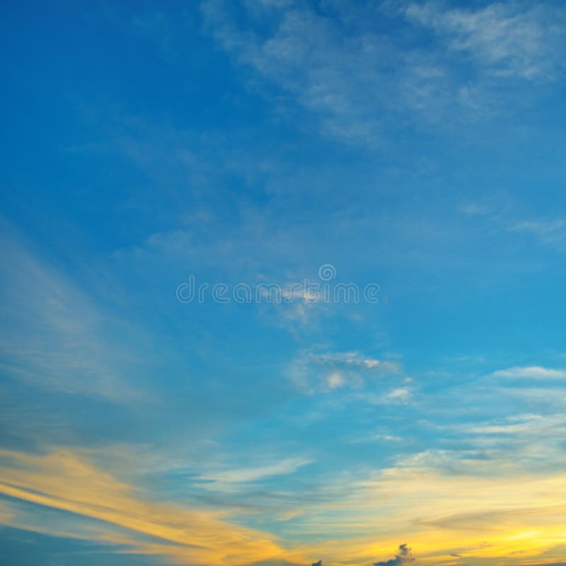 Sunsets in the clouds stock image. Image of clouds, nature - 42546975
