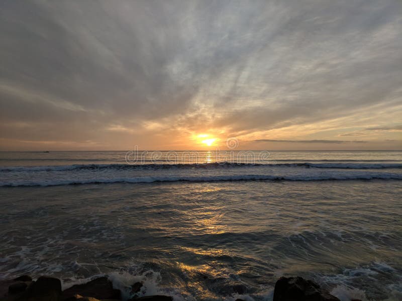 A Pacific Sunset stock photo. Image of sunsets, pacific - 114599296