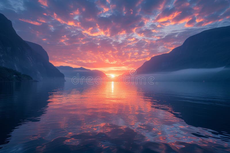 Sunsets and Sunrises All Over the World Stock Illustration ...