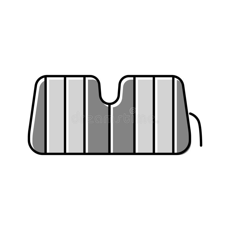 Sunshade Accessory Color Icon Vector Illustration Stock Illustration ...