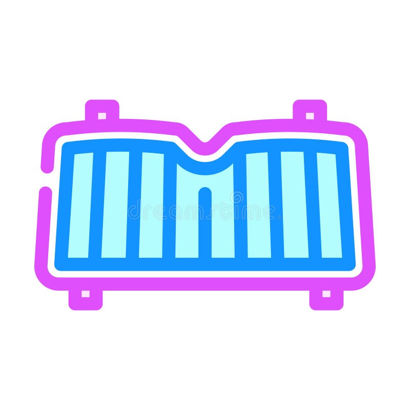 Sunshade Accessory Color Icon Vector Illustration Stock Vector ...