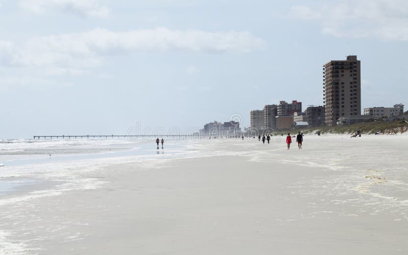 Sunshine Florida beach stock image. Image of rest, piers - 111641199