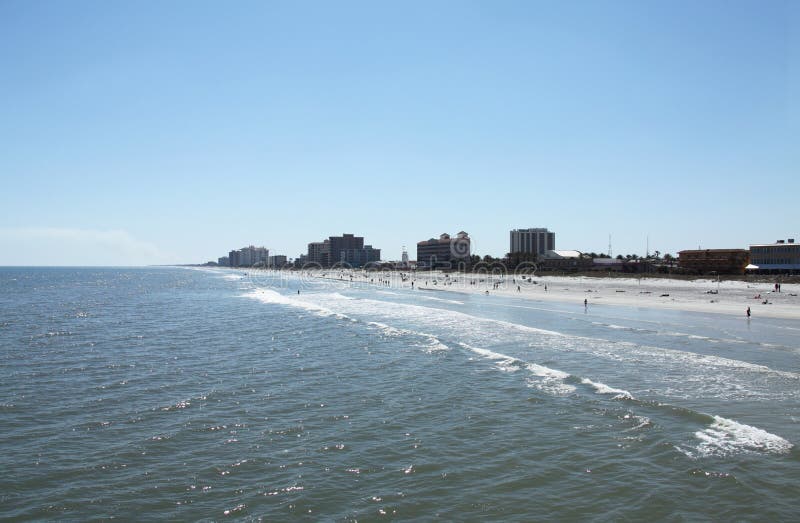 Sunshine Florida beach stock image. Image of peace, seaside - 111641257