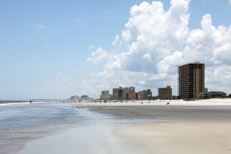 Sunshine Florida beach stock image. Image of florida - 111641231