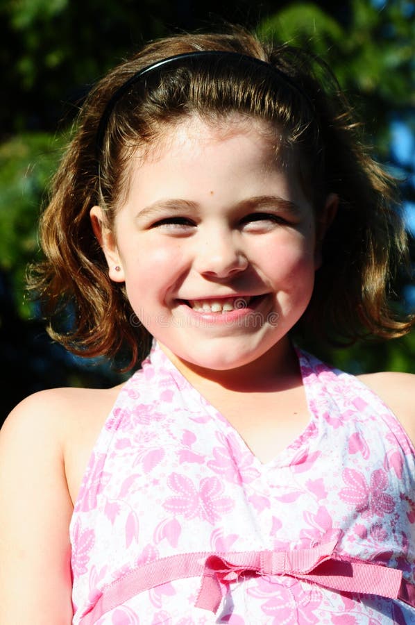 Sunshine girl stock photo. Image of outside, little, young - 13395244