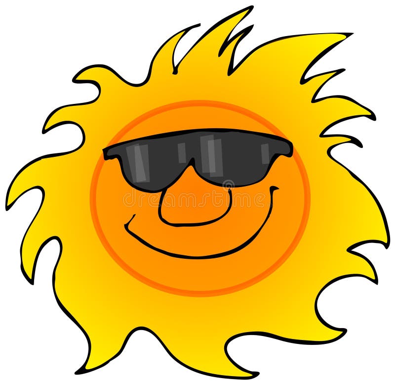 Sunshine Man stock illustration. Illustration of solar - 4306351