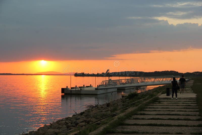 Sunshine on the river stock photo. Image of morning - 267572750