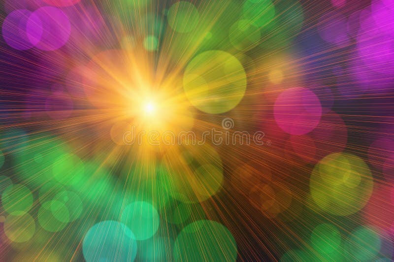 Sunshine Sun with Bubbles Backgrounds Stock Illustration - Illustration ...