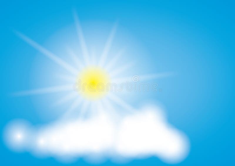 Sunshine. Vector Illustration Decorative Background Design Stock Vector ...