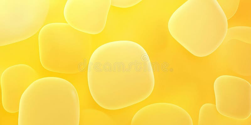 A Sunshine Yellow Abstract Background with a Repeating Pattern of Soft ...