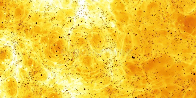 Sunshine Yellow Abstract Background Tiny Glowing Dots Scattered Across ...