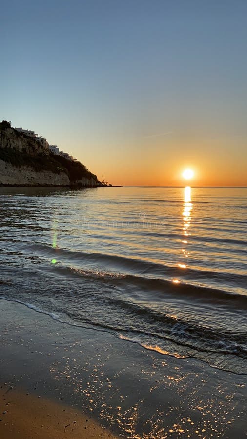 Sunsire stock image. Image of cielo, shore, ocean, dawn - 270808025