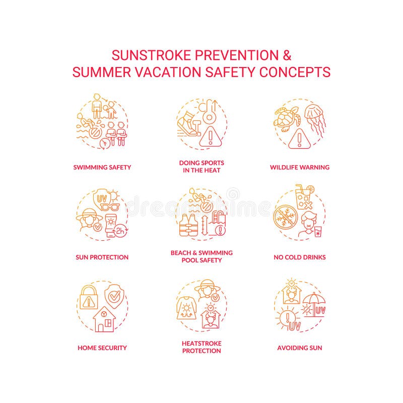 Sunstroke Concept Stock Illustrations – 686 Sunstroke Concept Stock ...