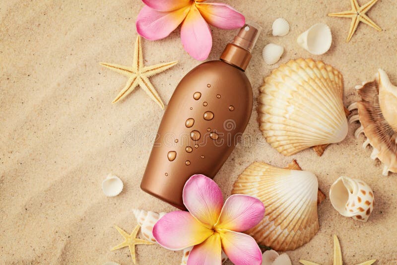Suntan lotion stock image. Image of tanning, lotion - 118411309