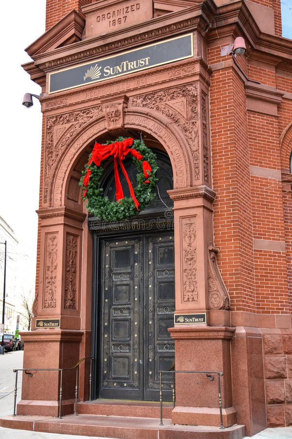 SunTrust Building with the Clock Tower. Washington DC, USA. Editorial ...