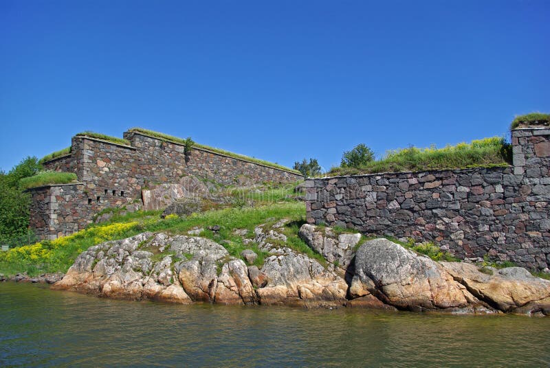 Suomenlinna - Fortezza Del Mare Della Svezia Immagine Stock - Immagine ...