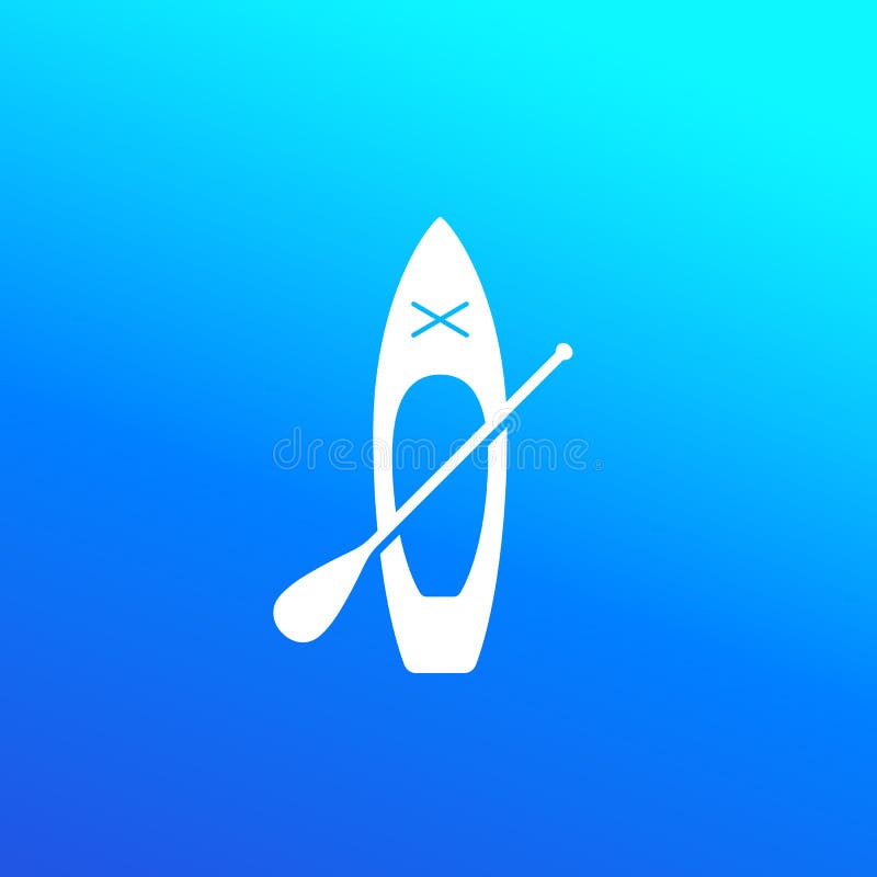 SUP Board, Paddleboard Vector Icon Stock Vector - Illustration of logo ...