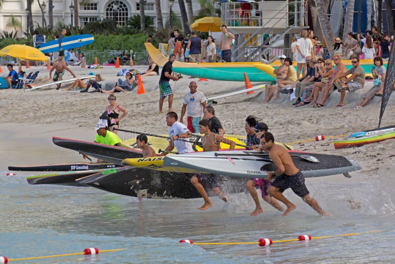 SUP Race editorial stock image. Image of male, stand - 26348824