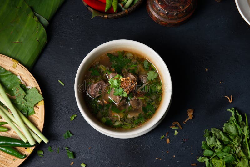Sup Tulang or Bone Soup, Popular Traditional Malay Dish Stock Image ...