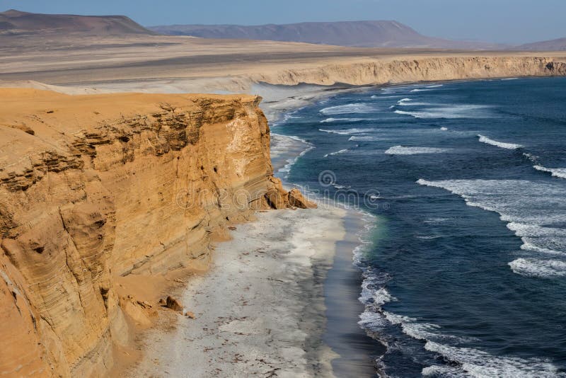 Supay Beach Cliffs stock photo. Image of color, nature - 180121940
