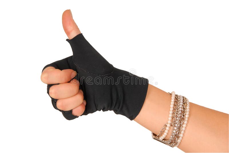 SUper! stock image. Image of black, gesture, bracelet - 3581859