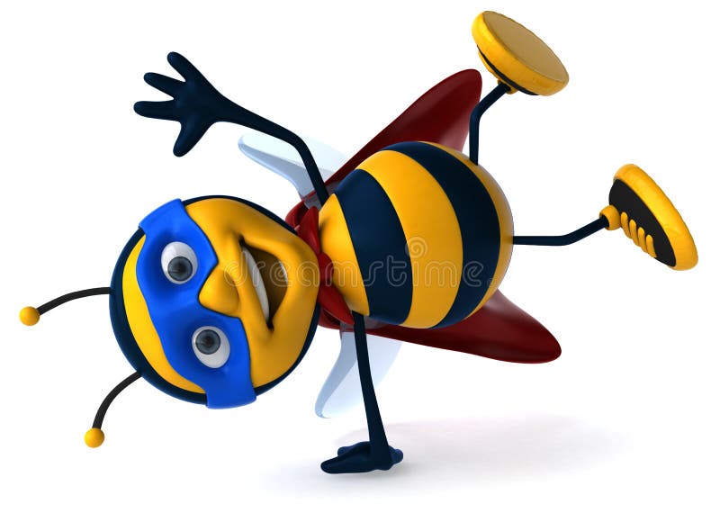 Super bee stock illustration. Illustration of beekeeping - 18863043