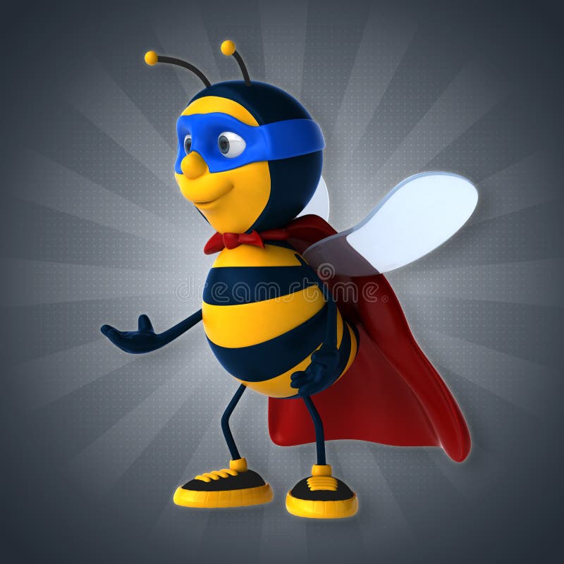 Super bee stock illustration. Illustration of hero, super - 68086960