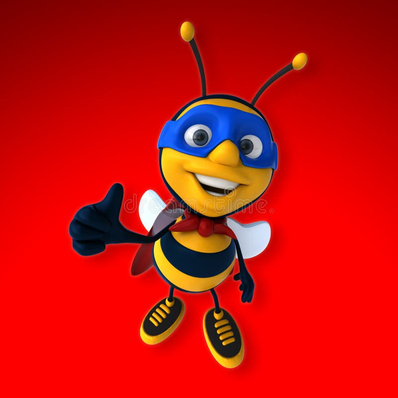 Super bee stock illustration. Illustration of insect - 70982501