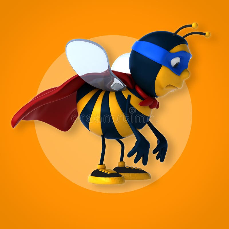 Super bee stock illustration. Illustration of insect - 74273514