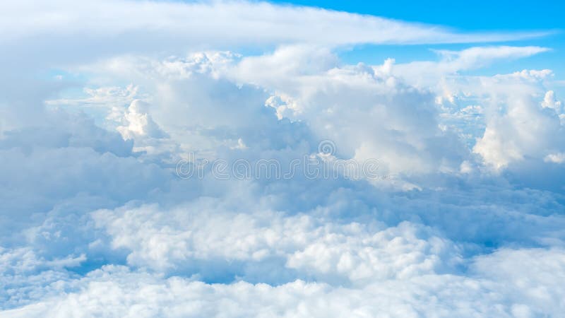 Super big clouds on sky stock image. Image of flying - 102486439
